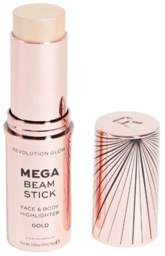 Revolution Glow Mega Beam Highlighter Stick -GOLD 18g | bol