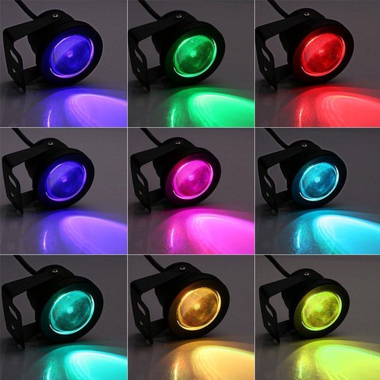 RGB LED Onderwater Verlichting voor Boot en Zeilboot - 10W 12V, IP68 ...
