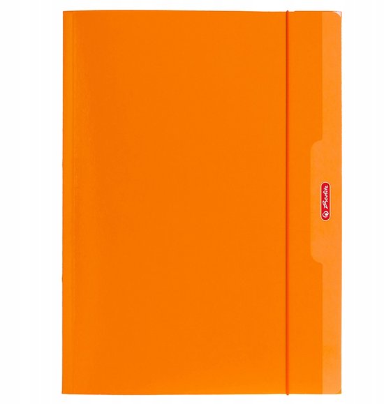 Herlitz Color Blocking Map A4 Oranje - Met Elastische Sluiting | bol