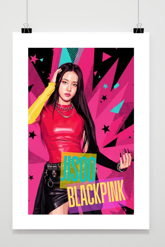 JISOO Poster - Muziek Posters - BLACKPINK - Kpop - Teksten - Pop Art ...