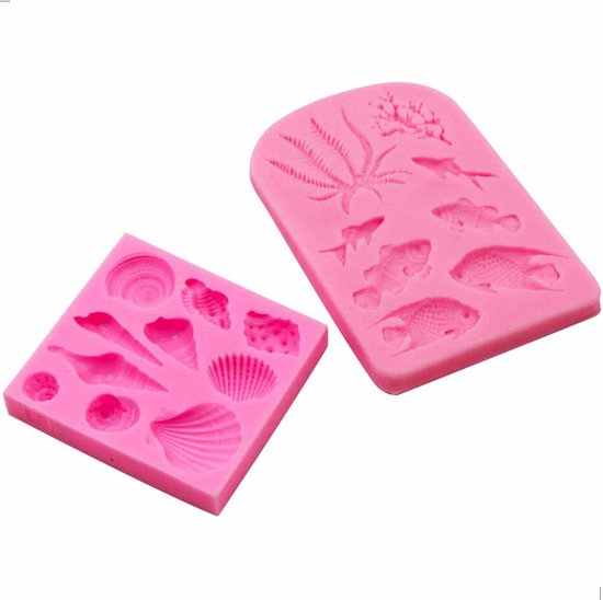 Zeemotieven fondant siliconen vormen zeepvorm - 3D oceaan dier ...