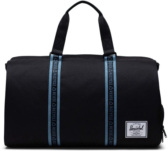 Herschel ECO Novel - Reistas 52 cm (zwart/copen blauw) | bol