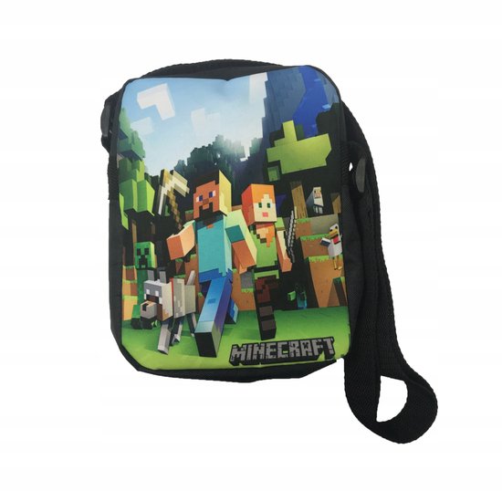 Minecraft M1 Crossbody Tas - Verstelbare Band, Waterdicht | bol