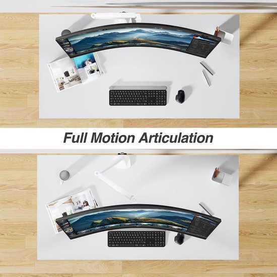 Verstelbare Monitorsteun voor 17-45 inch Scherm - Ergonomische ...