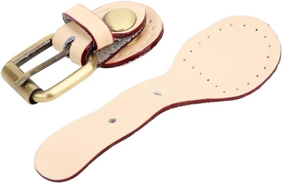 Buckle blocks - leren tab sluiting - bronzen fittings - handtas ...