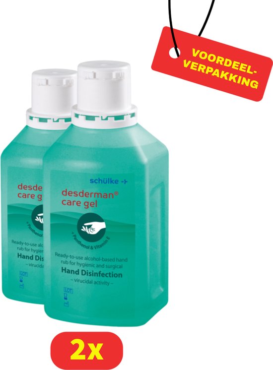 Desderman Verzorgingsgel - Handdesinfectie Gel - 2 x 100 ml ...