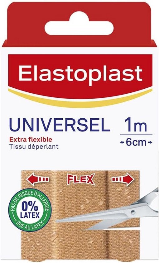 Flexibel Verband Rol 1 Meter - Snijbaar Wondverband voor Snijwonden en ...