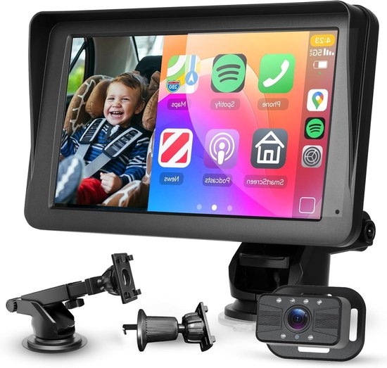 Provento - Auto spiegel met HD camera en 7 inch IPS-scherm voor ...