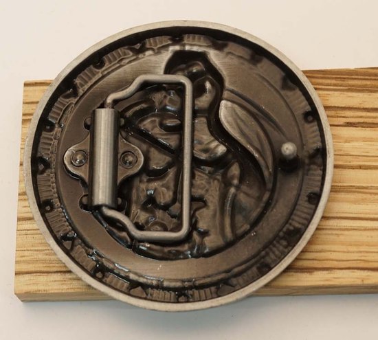 Belt buckle magere hein met zeis - belt buckle doodskop - losse ...