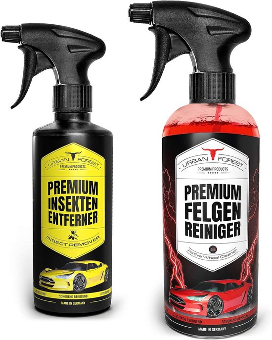 Autoset: Premium Velgenreiniger 1000ml + Insectenverwijderaar 500ml ...