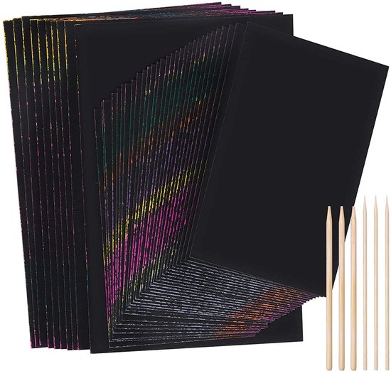IMPERATORIS® Scretch Art - Kinderen en Volwassenen - Magic Kras ...