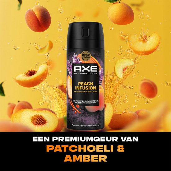 12 x Axe – Deodorant – Peach Infusion – 150 ml - Axe Deodorant ...