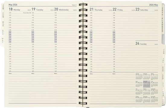Professionele Jaarkalender 2026 Weekoverzicht met Afsprakenplanner ...