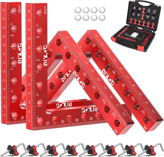 Hoekklem voor Houtbewerking - 90 Graden Klemmetjes - Set van 4 Stuks ...