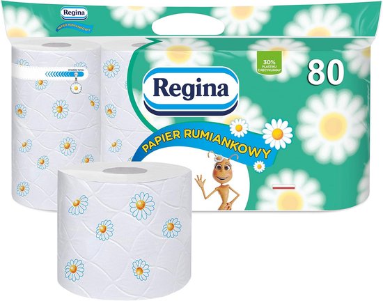 80 Rollen Fijn en Robuust Kamille Geurend Toiletpapier | bol