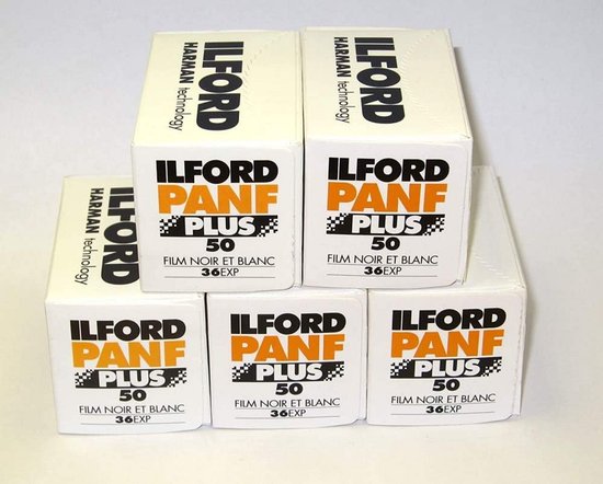 Zwart-wit film 35mm 36 opnames hoge fijnheid verpakt 5 stuks | bol