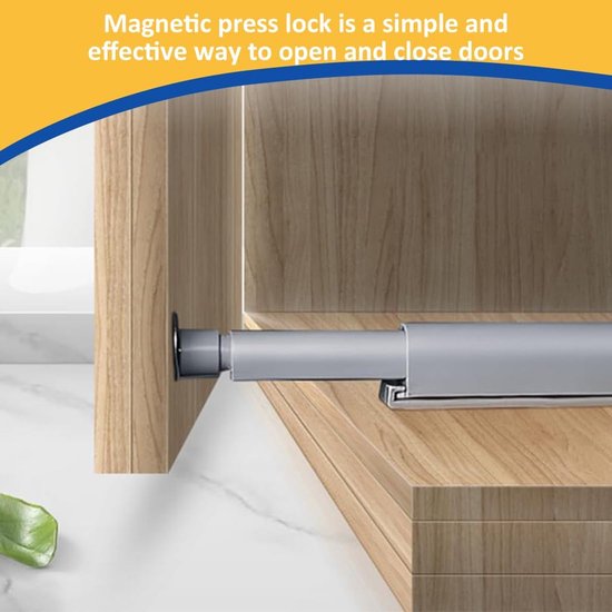 8 stuks Push-Pull Deursluitingen voor Kasten en Meubels - Robuuste ...