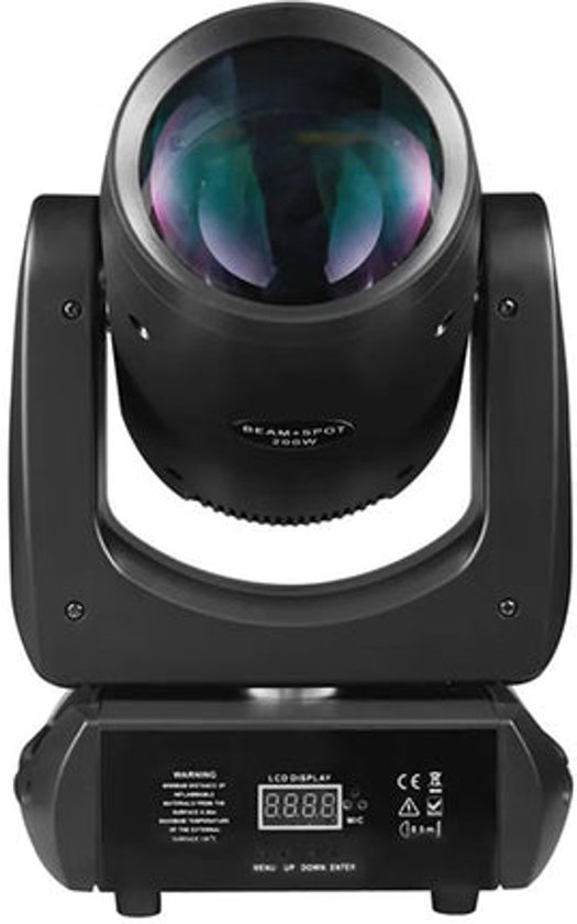 2PCS 200W Mini BEAM SPOT LED Moving Head – Podiumverlichting – DJ ...