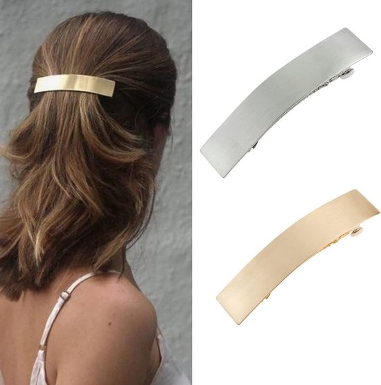Vintage Rechthoekige Haarspeld Set Metaal Geometrisch Haaraccessoires ...