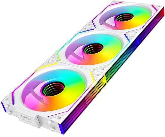 3-Pack RGB LED PC Ventilator Set 120mm met Daisy Chain ARGB en PWM ...