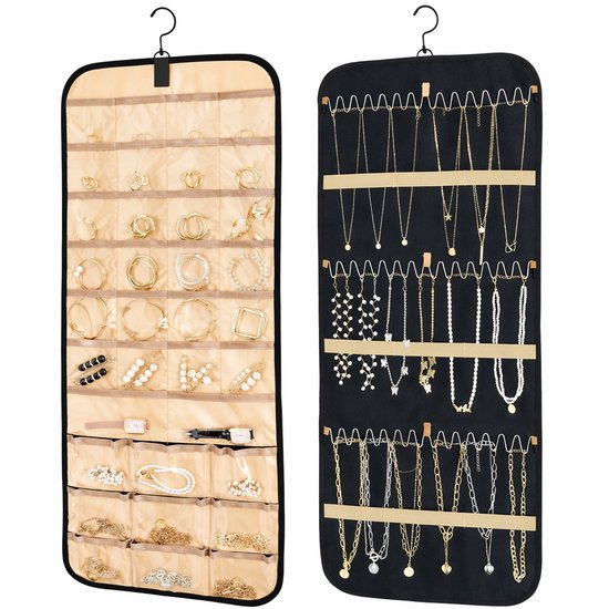 BOTC Sieraden Organizer - Opbergsysteem Tweezijdig - Sieraden Opbergers ...