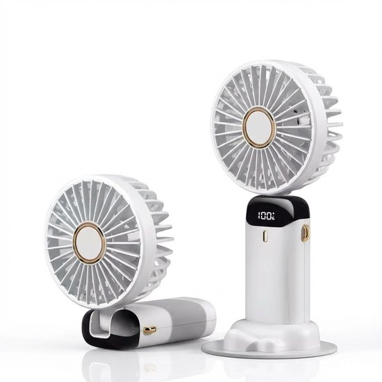 XSPLASH® Handventilator – Mini Ventilator – USB Oplaadbaar – LED ...