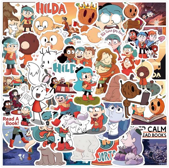 110 Pieces Hilda Stickers - Vinyl Waterproof Anime Stickers voor ...