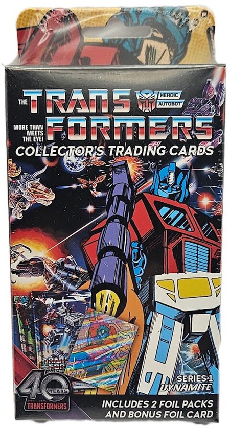 2024 Transformers 40th Anniversary Trading Cards 10 Pack Hanger Box | bol