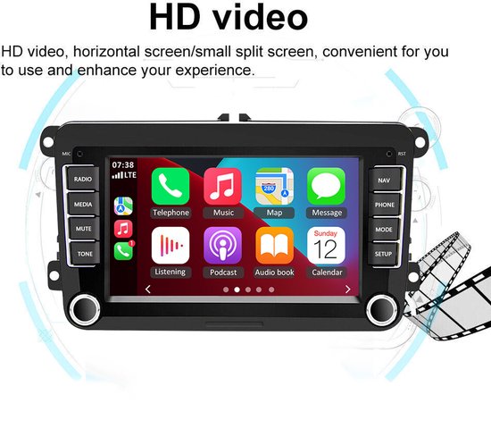 Android 13 Touchscreen Auto Head Unit for VW Golf MK5/MK6/Jetta | 7inch ...
