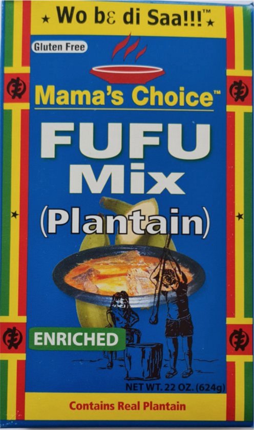 Mama’s Choice Plantain Fufu Mix – 5 × 624 g – West‑Afrikaanse Meelmix ...