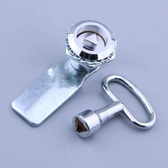 Gas Meter Lock Cam Lock met Driehoek/Sleutel - Zink - Veiligheid ...