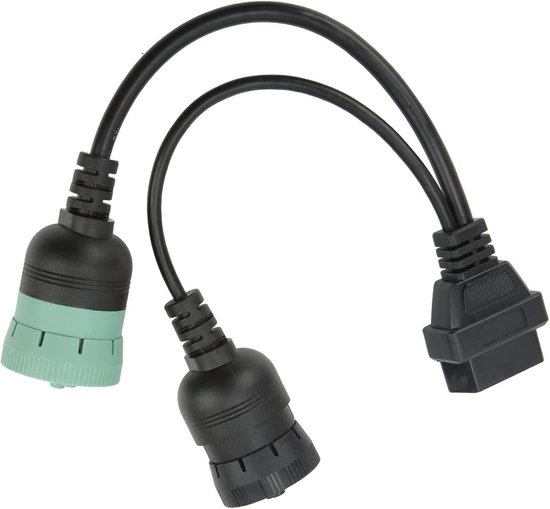 Universele OBD2 Truck Y Kabel 16-Pin Vrouwelijk naar 6-Pin J1708 9-Pin ...