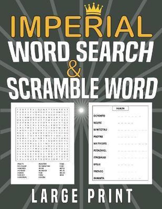 Imperial Word search and Scramble word large print, Hamza Publisher ...