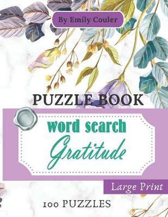 Gratitude Word Search Puzzle Book (Large Print) | bol.com