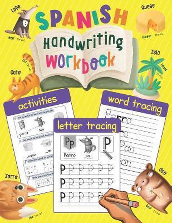 Spanish Handwriting Workbook | 9798651172153 | Chatty Parrot | Boeken | bol