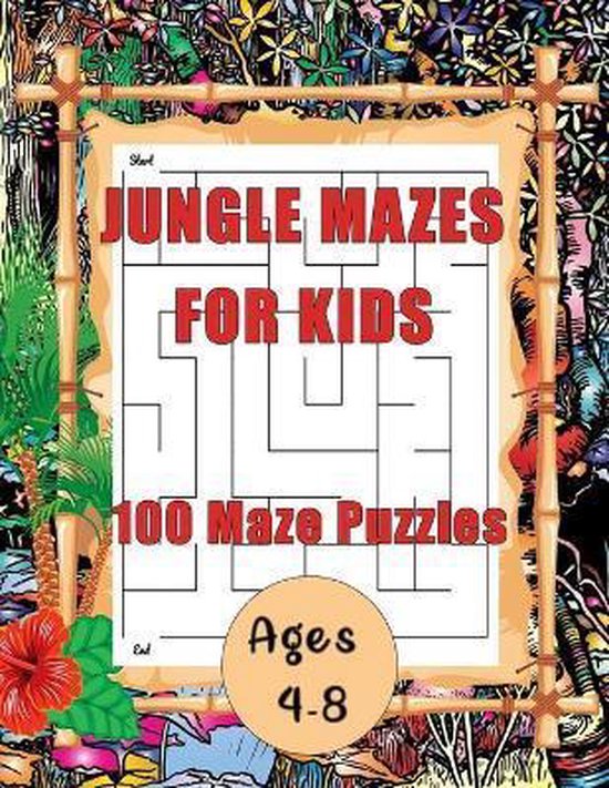 Jungle Mazes for kids 100 Maze Puzzles Ages 4-8, Komatoj Publishing ...