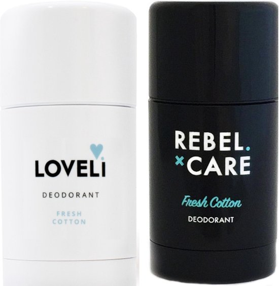 Loveli deo XL | Fresh Cotton | voor HEM en HAAR | 2x 75 ml | zonder ...