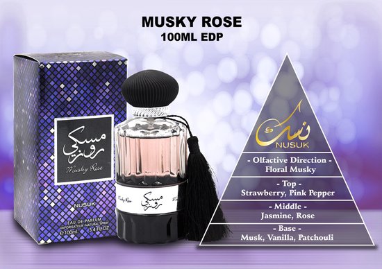 Nusuk Musky Rose eau de parfum spray (unisex) 100 ml | bol