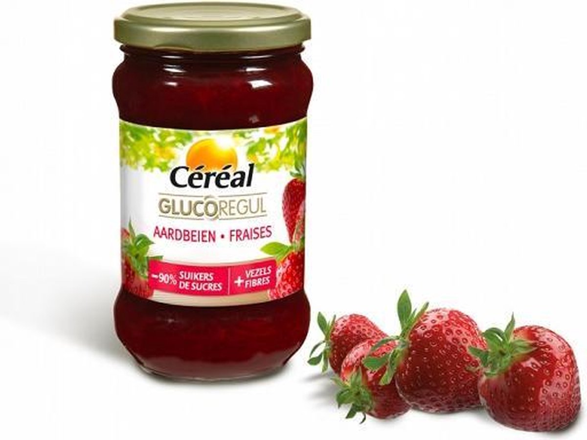 Cereal Jam Aardbeien 320 gr | bol.com