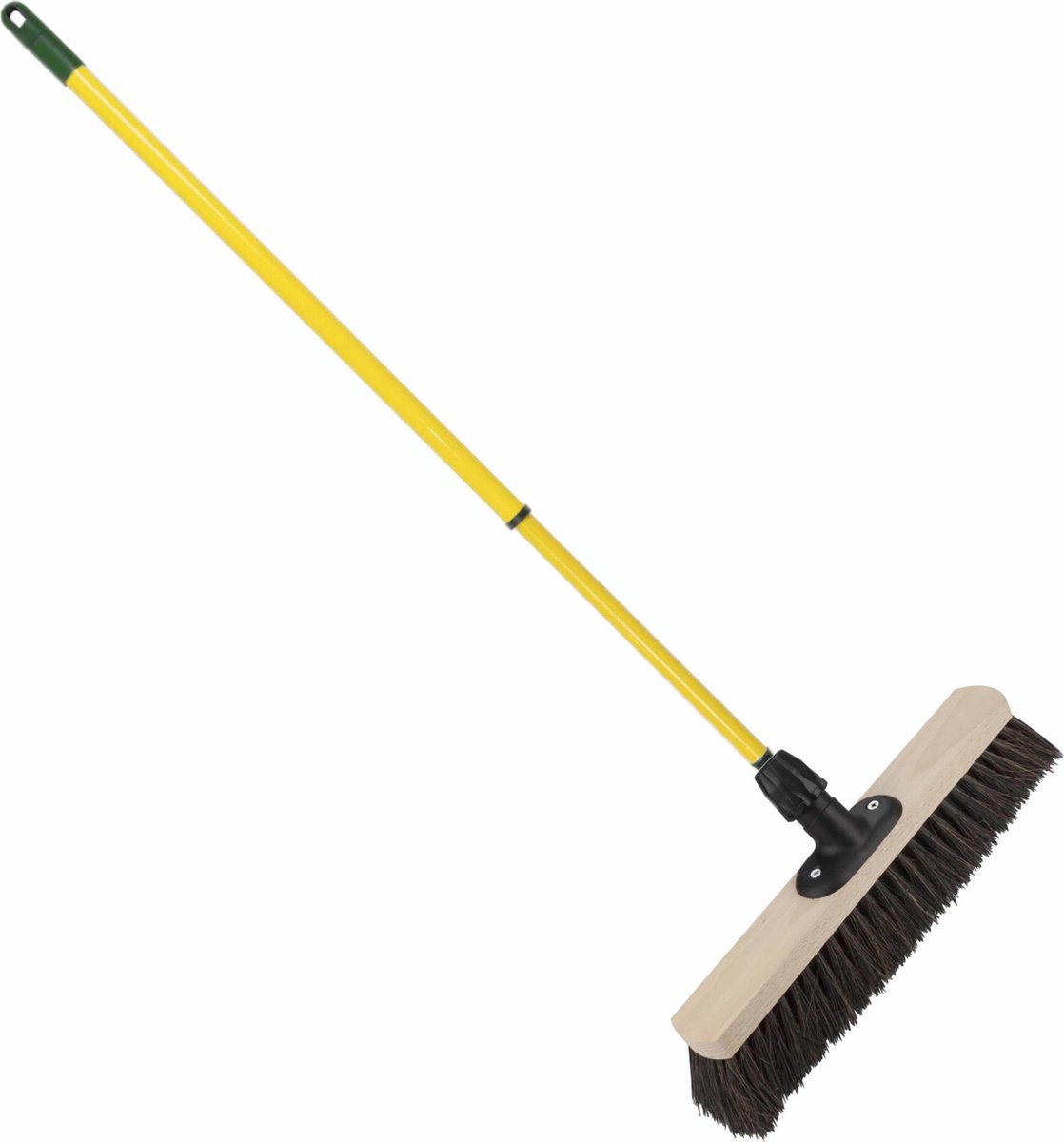 Balai de rue en bois / balai d'extérieur Arenga 50 cm avec manche ...