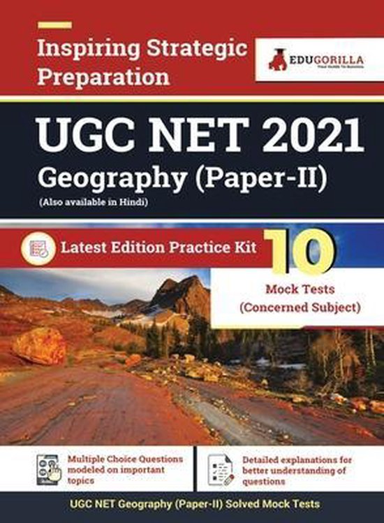 NTA UGC NET/JRF Geography Book 2023 - Concerned Subject | 9789390257119 | EduGorilla |... | bol