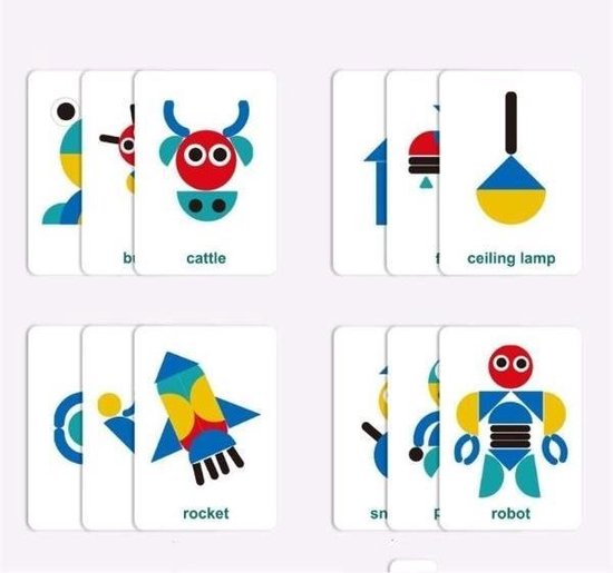 Kind houten patroon dieren puzzel sorteren en stapelen spellen ...