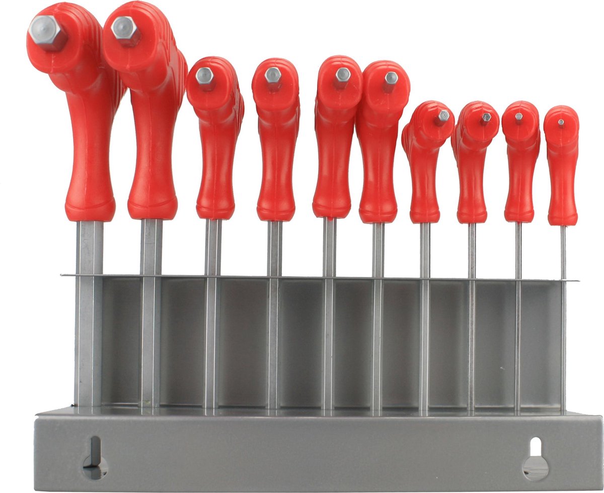 GS Inbussleutelset met T-greep 10-delig - set inbussleutels ...
