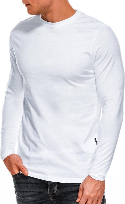Homme - Tshirt manches longues - blanc - L118 | bol.com