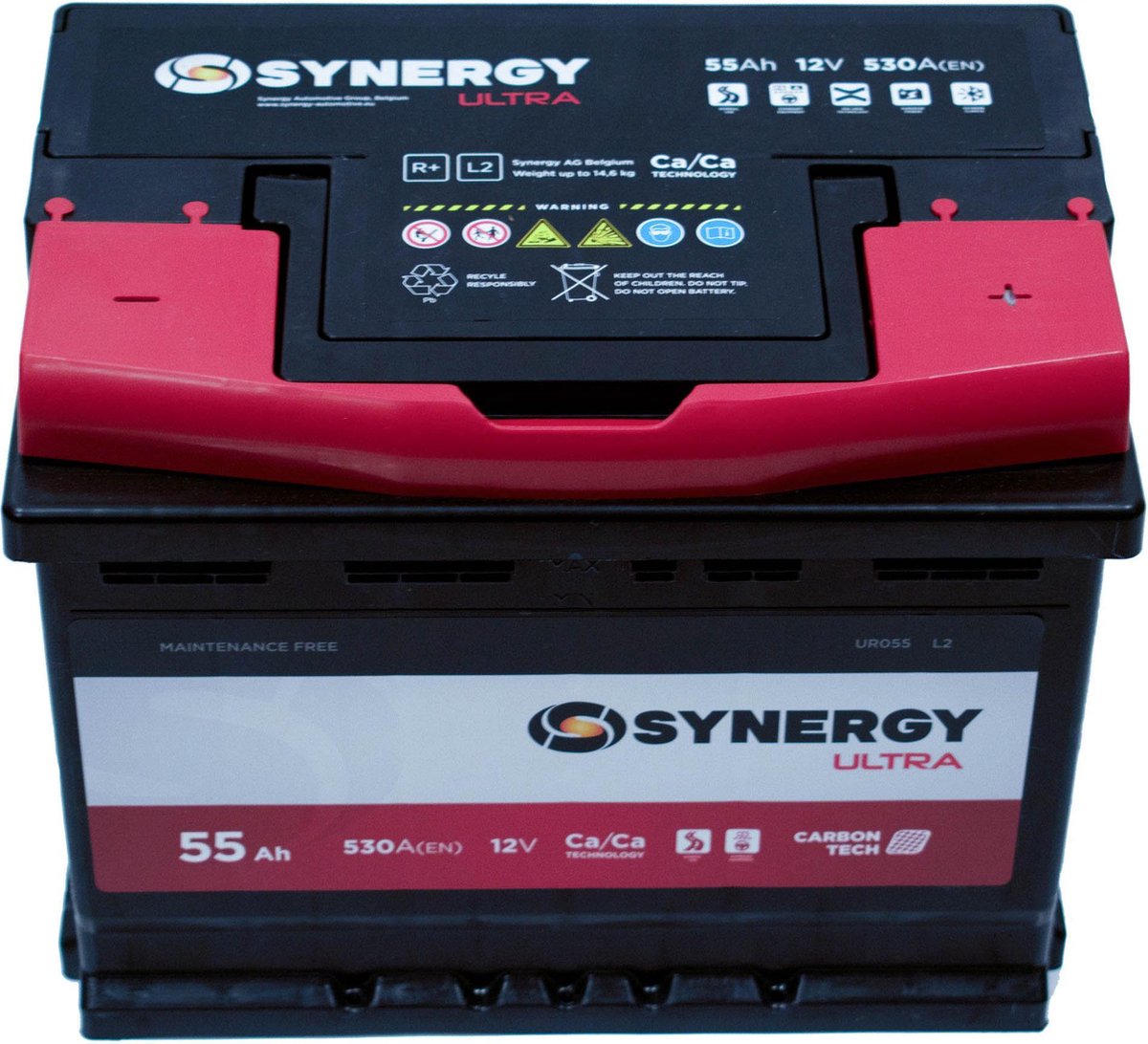 SYNERGY Ultra 55Ah 530A 12V R+ - Accu - Loodaccu Startaccu Autobatterij ...