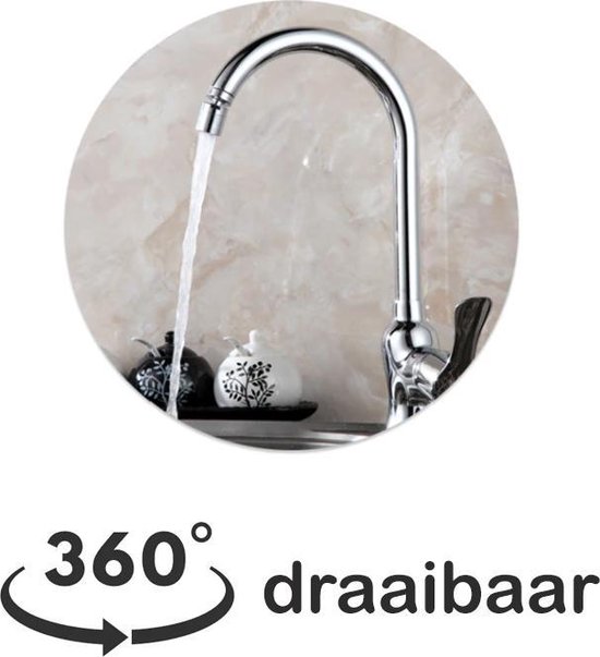 2x Roterende kraankop RVS - Perlator - M22 - Roestvrijstaal ...