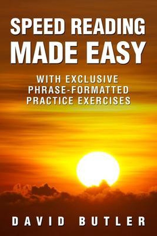 Speed Reading Made Easy | 9781723488429 | David Butler | Boeken | bol.com
