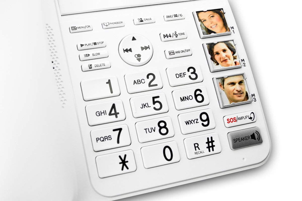 GEEMARC CL595 vaste telefoon voor SLECHTHORENDEN en SLECHTZIENDEN met 50 dB... | bol