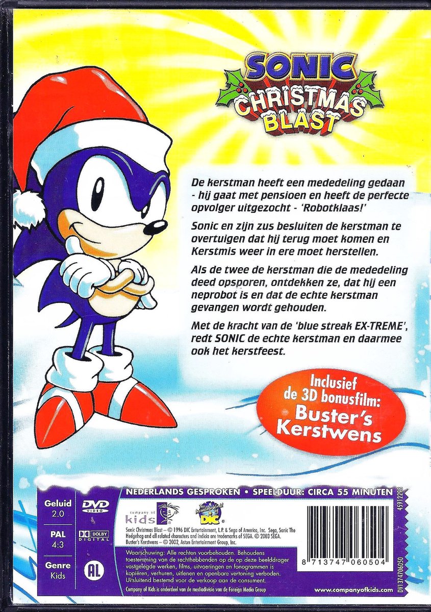Sonic x - Christmas Blast (Dvd) | Dvd's | bol.com