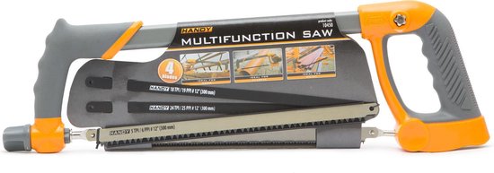 Handzaag - 4 zaagbladen - Ijzerzaag - Houtzaag - Beugelzaag | bol